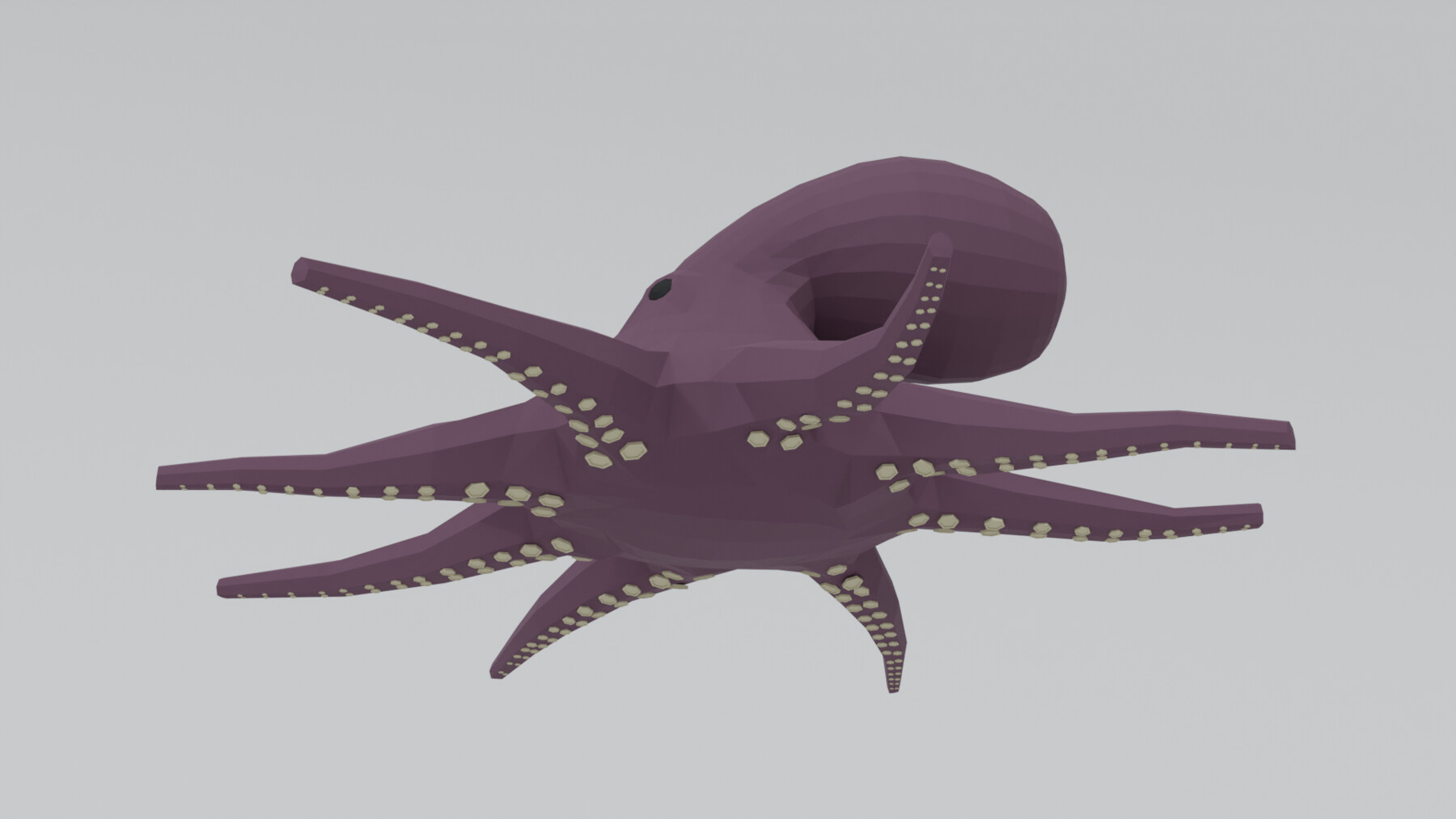 Low Poly Octopus