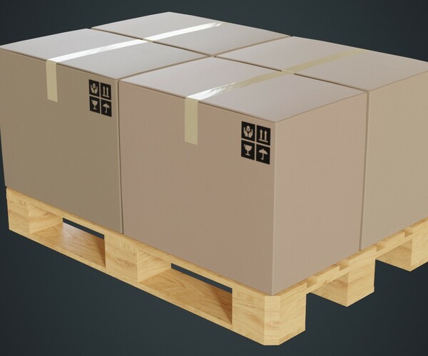 ArtStation - Pallet 2A | Game Assets