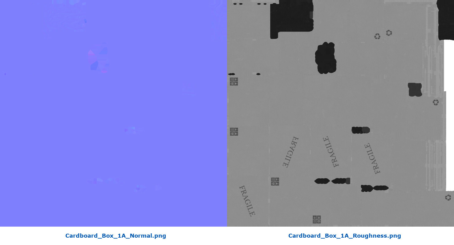 ArtStation - Cardboard Box 1A | Game Assets