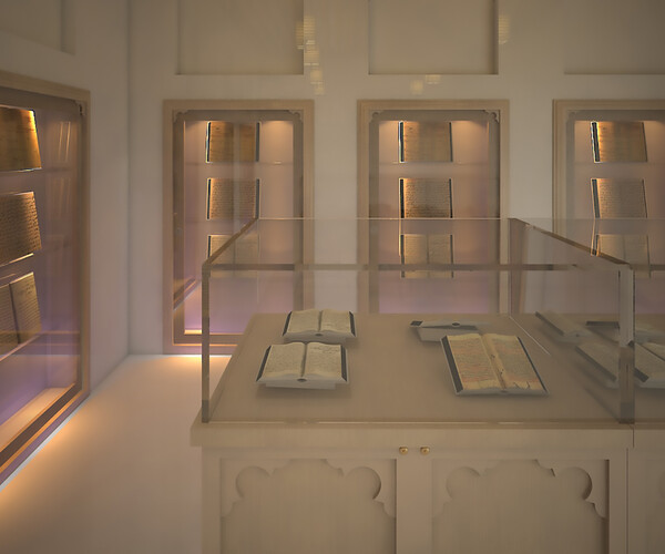 ArtStation - Heritage Interior Museum 3D Model | Resources