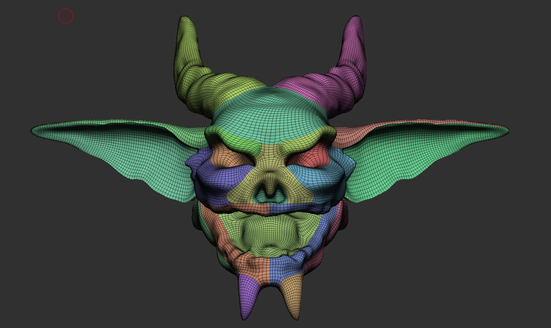ArtStation - Evil Head - low poly | Resources
