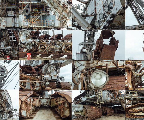 ArtStation - 800+ Giant Machines Reference Pictures | Resources