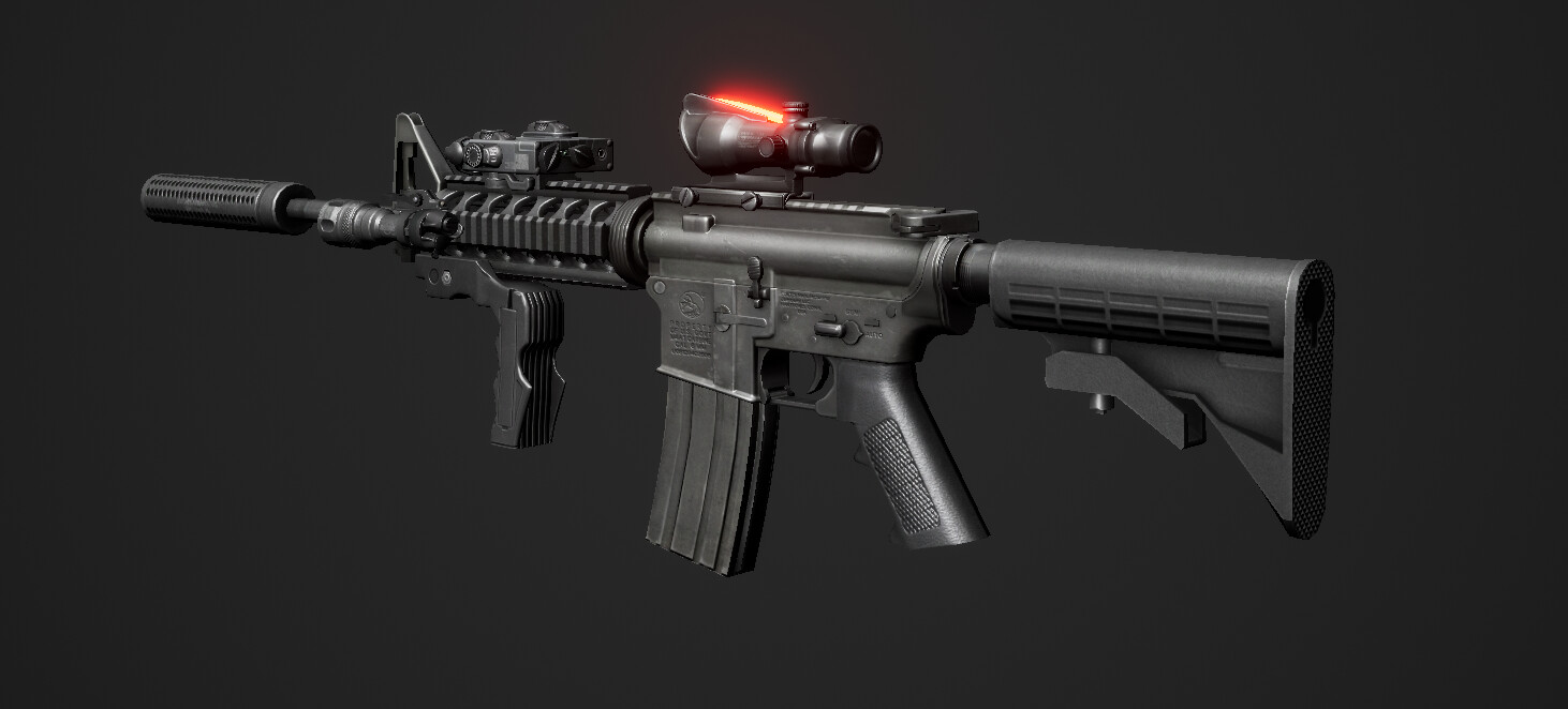 ArtStation - Customizable Weapons (UE4) | Game Assets