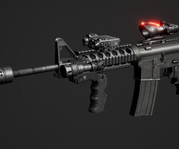 ArtStation - Customizable Weapons (UE4) | Game Assets