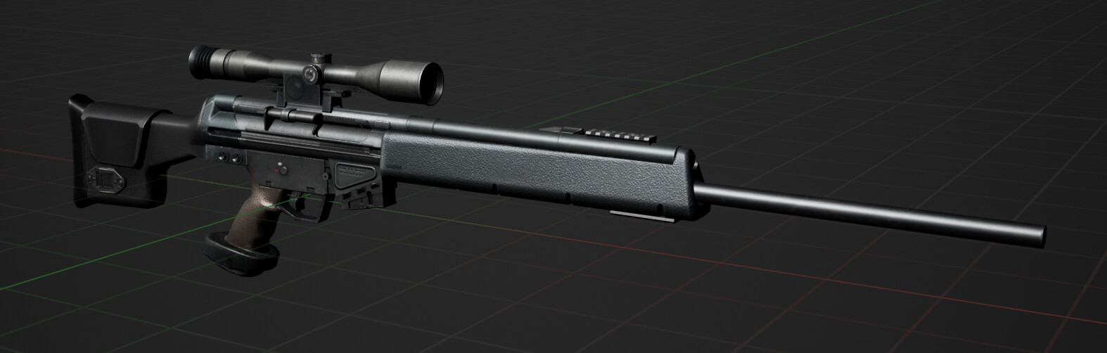 ArtStation - Customizable Weapons (UE4) | Game Assets