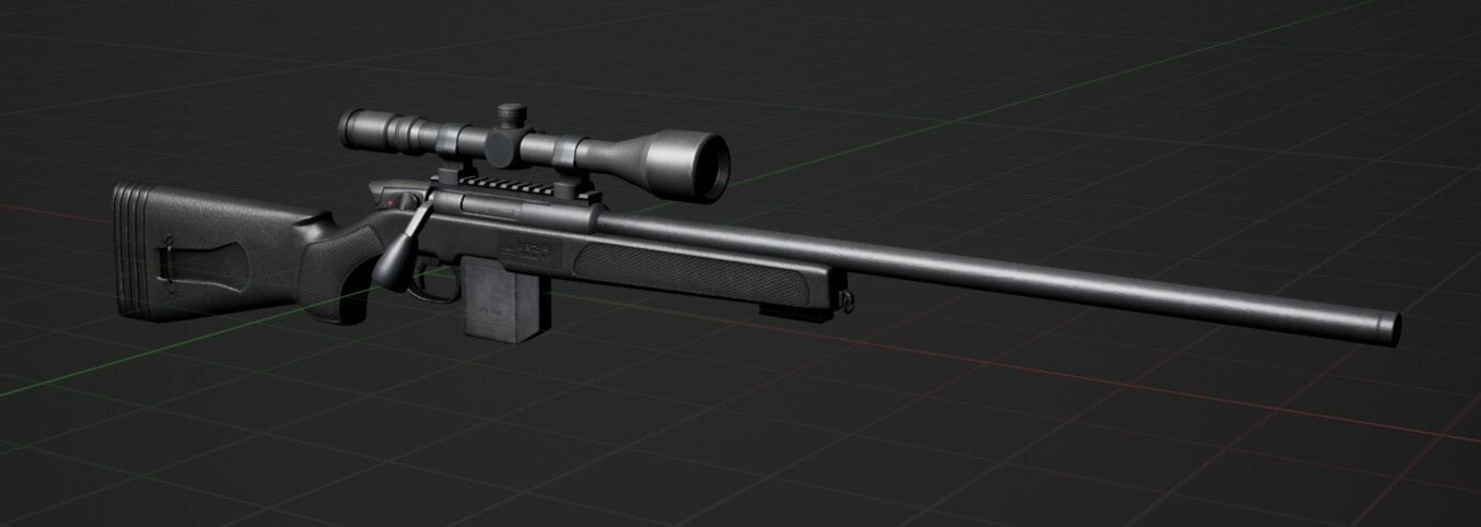 ArtStation - Customizable Weapons (UE4) | Game Assets