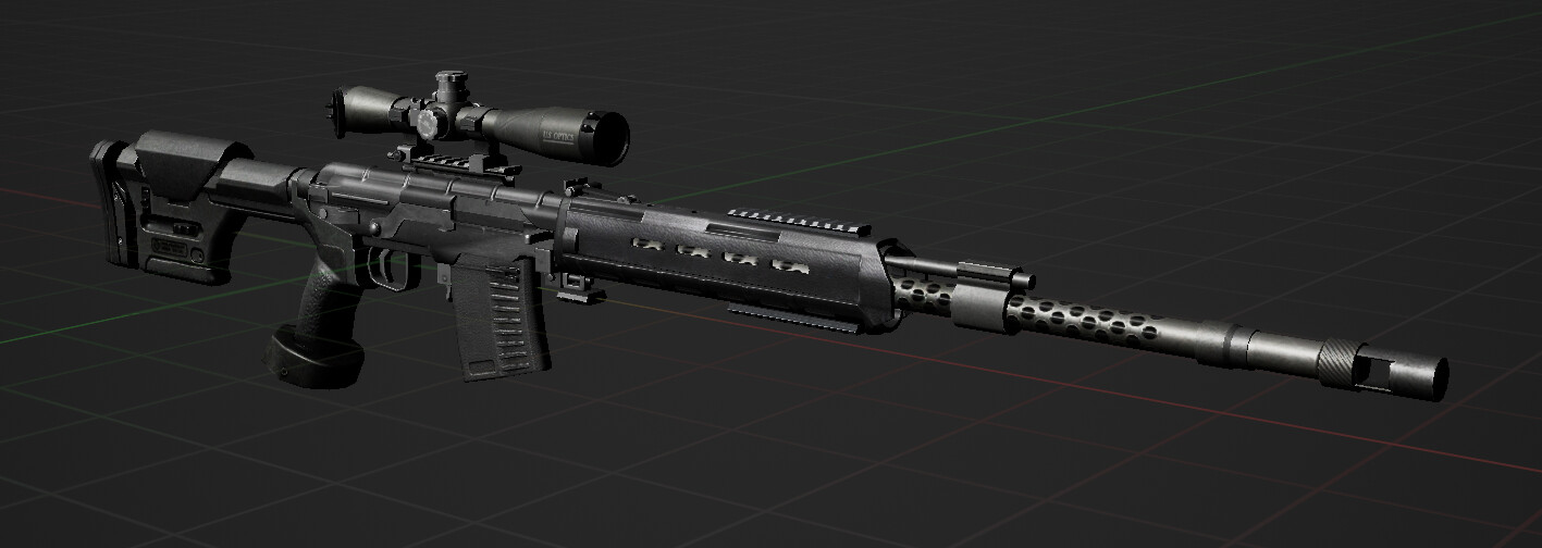ArtStation - Customizable Weapons (UE4) | Game Assets