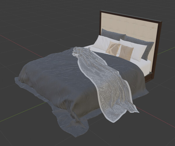 ArtStation - Bed | Game Assets
