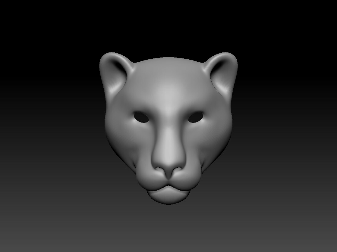 ArtStation - Panther head base mesh | Resources