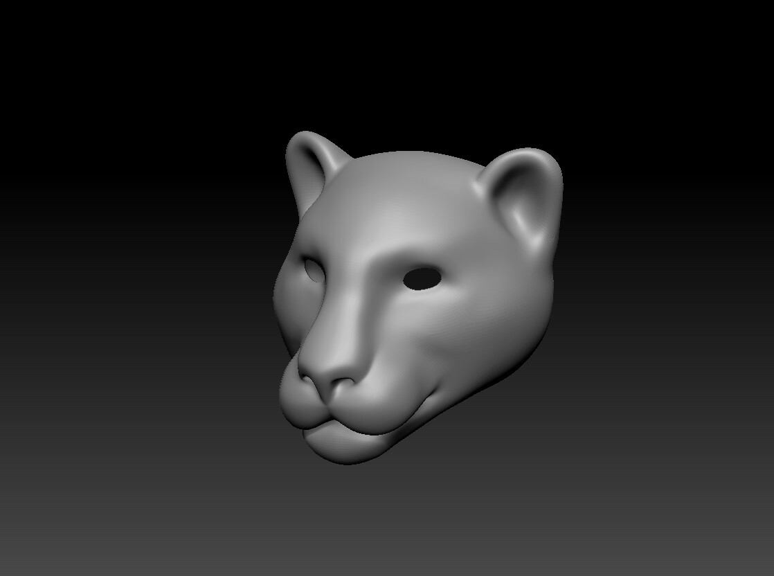 ArtStation - Panther head base mesh | Resources