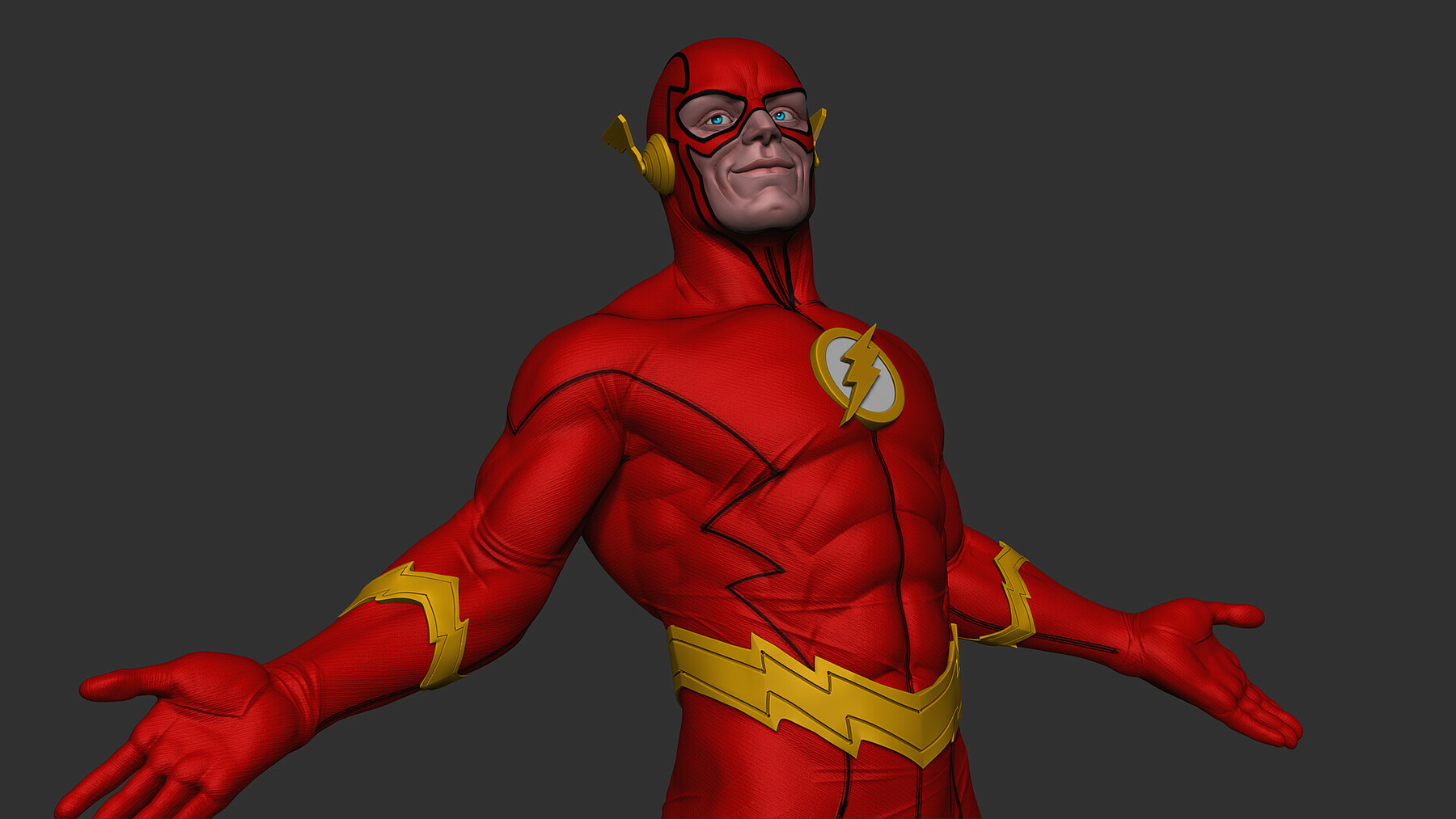 ArtStation - The Flash - 3D print 35 CM / 13,78 INCH | Resources