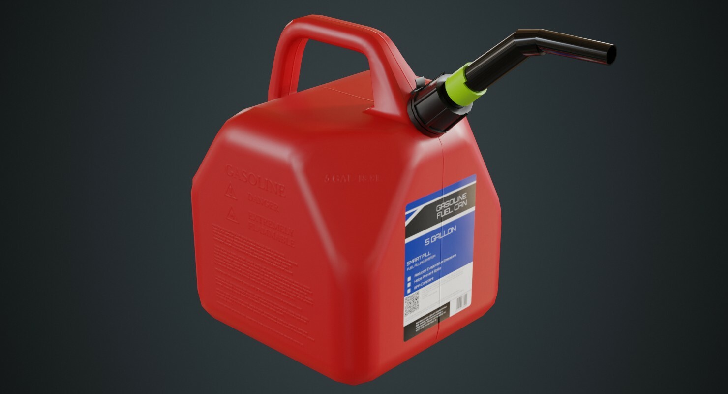 ArtStation - Fuel Can 5A | Game Assets