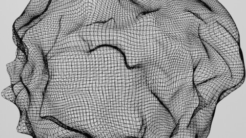 ArtStation - Abstract 3D wireframe model | Resources