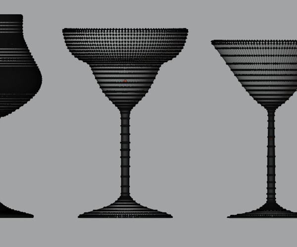 ArtStation - Wine glasses | Game Assets