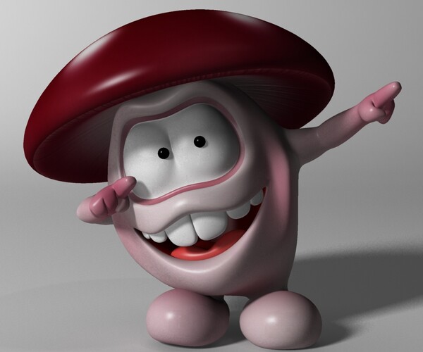 ArtStation - Cartoon Mushroom Character RIGGED and Animated | Resources