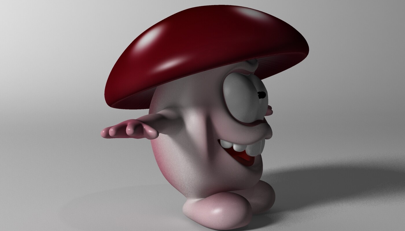 ArtStation - Cartoon Mushroom Character RIGGED and Animated | Resources