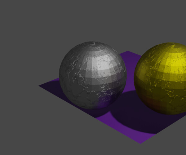 ArtStation - Procedural Dented Metal and Gold Texture | Resources