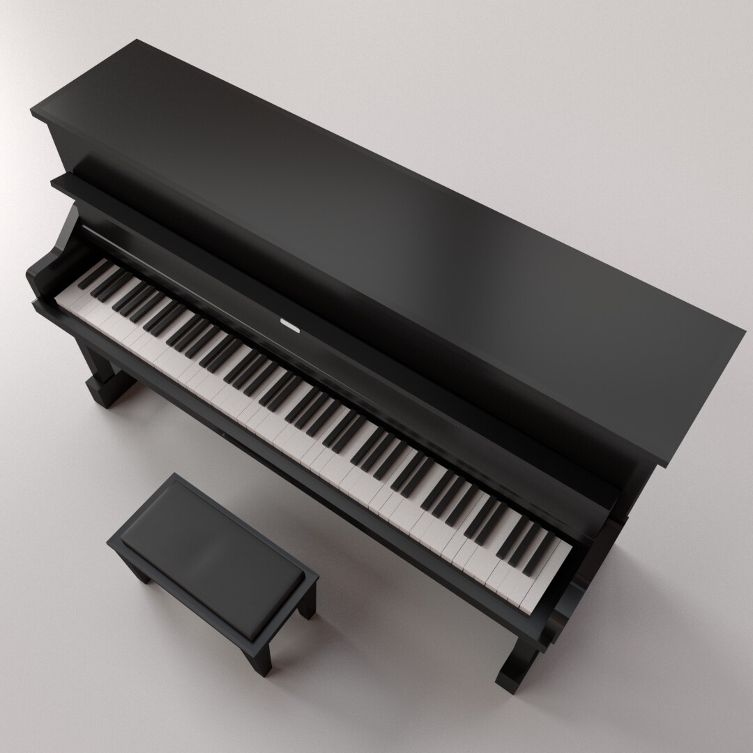 ArtStation - Acoustic Piano | Game Assets