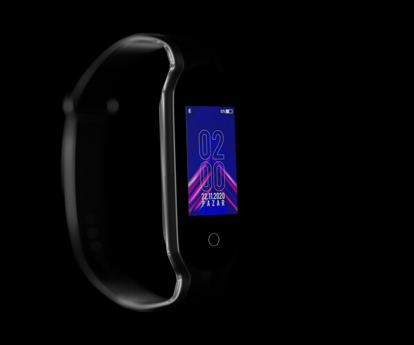 ArtStation - Xiaomi Mi Band 4 3D Modeling | Resources
