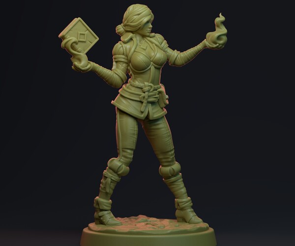 ArtStation - Triss Miniature | Resources