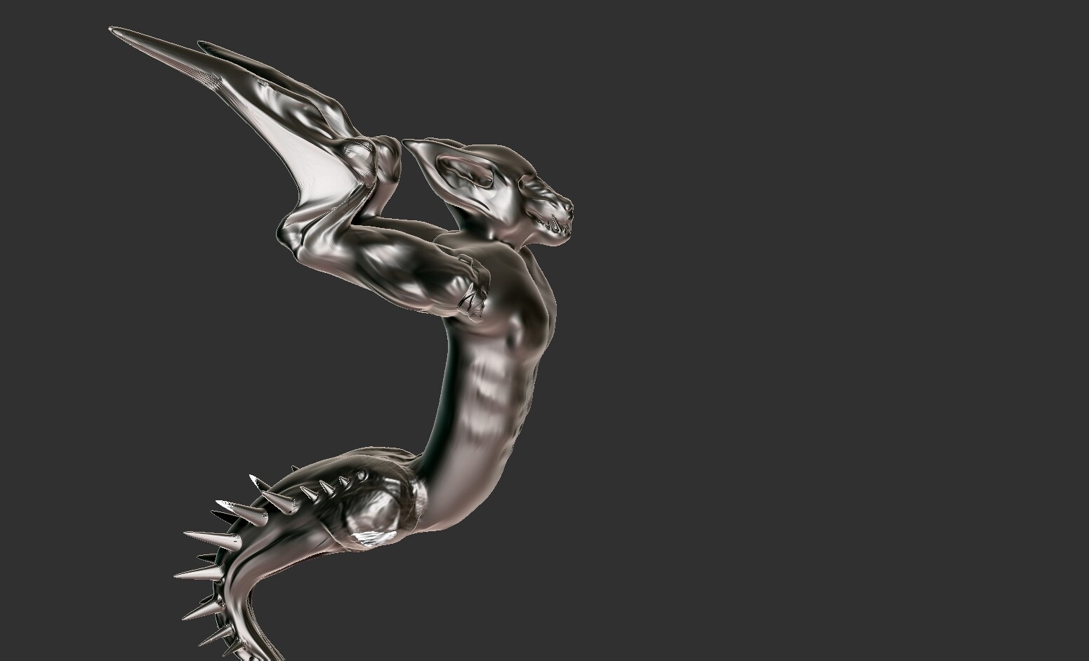 ArtStation - Bat Dragon | Game Assets