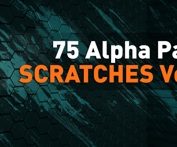 ArtStation - 75 Alpha Pack - Scratches vol.2 | Game Assets