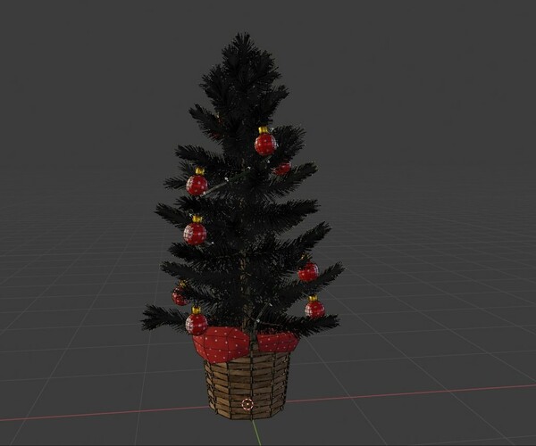 ArtStation - Christmas Tree 3D model | Game Assets
