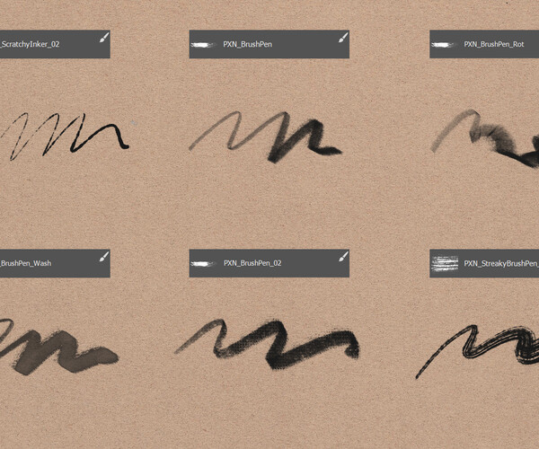 ArtStation - Sketch Tools - Traditional Sketch Brushes for Photoshop ...