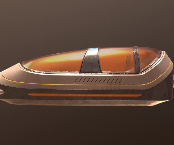 ArtStation - Escape Pod Low-poly 3D model | Game Assets