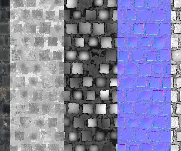 ArtStation - Cobblestone Ground Substance Graph | Resources