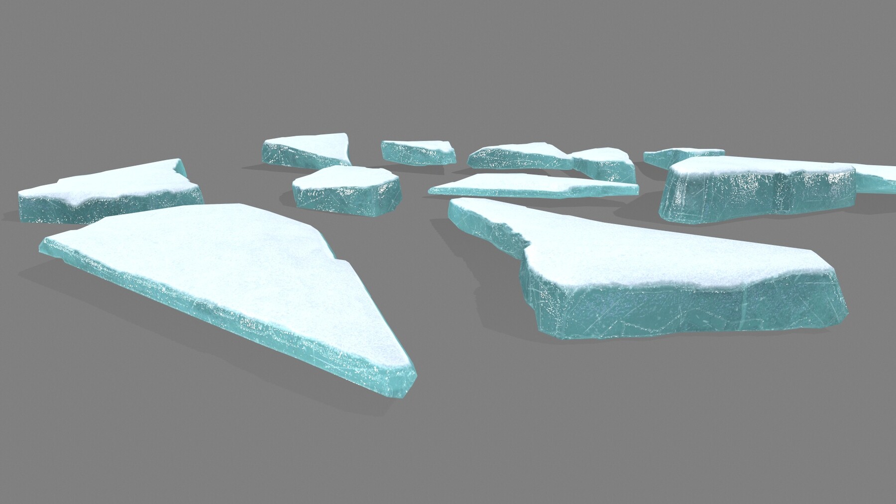 ArtStation - ice set | Game Assets