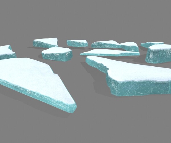 ArtStation - ice set | Game Assets