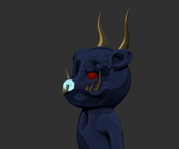 ArtStation - Bull | Game Assets