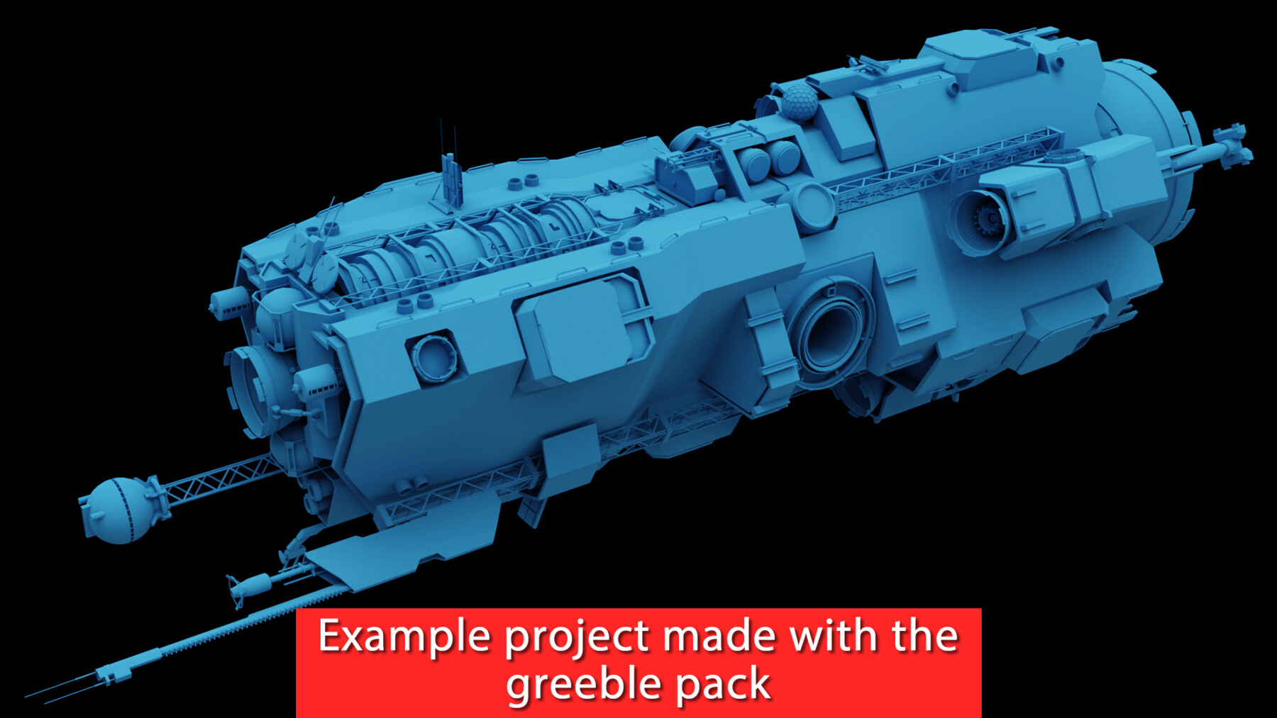 ArtStation - Greeble kitbash lowpoly pack | Resources