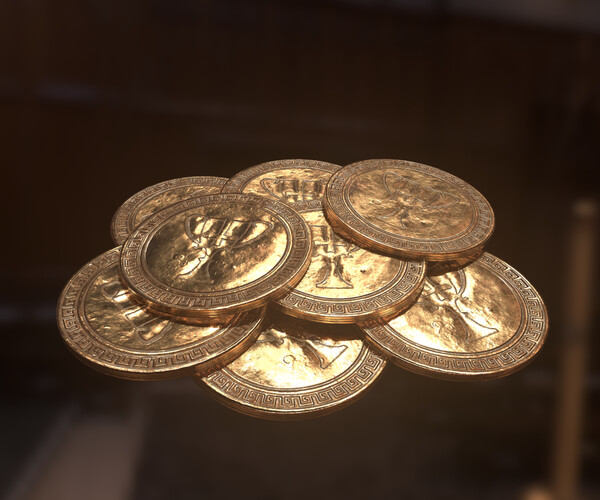 ArtStation - Old Coin | Game Assets