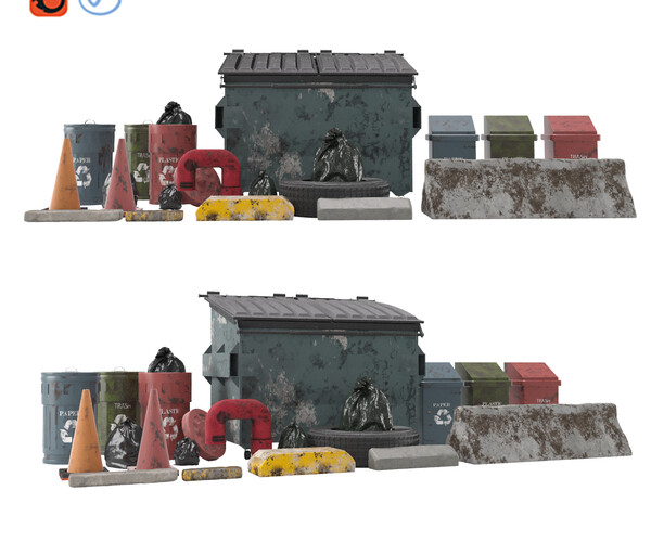 ArtStation - Street kitbash-Vol2 | Game Assets