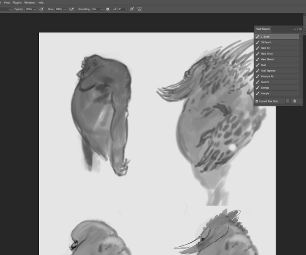 ArtStation - Creature Design - Silhouette Sketching | Tutorials