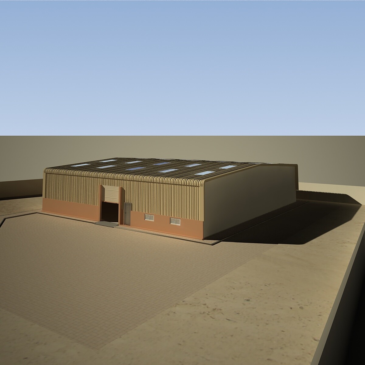 ArtStation - Warehouse 3D Model | Resources