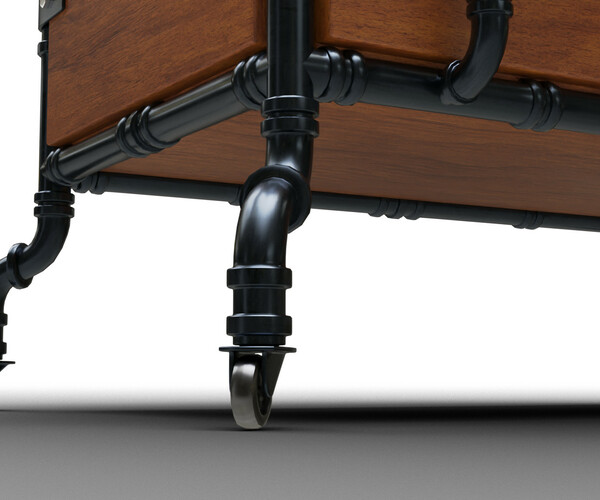 ArtStation - 3D Steampunk cabinet | Resources