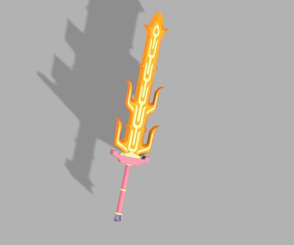 ArtStation - Great Flameblade Exact 3D model | Resources