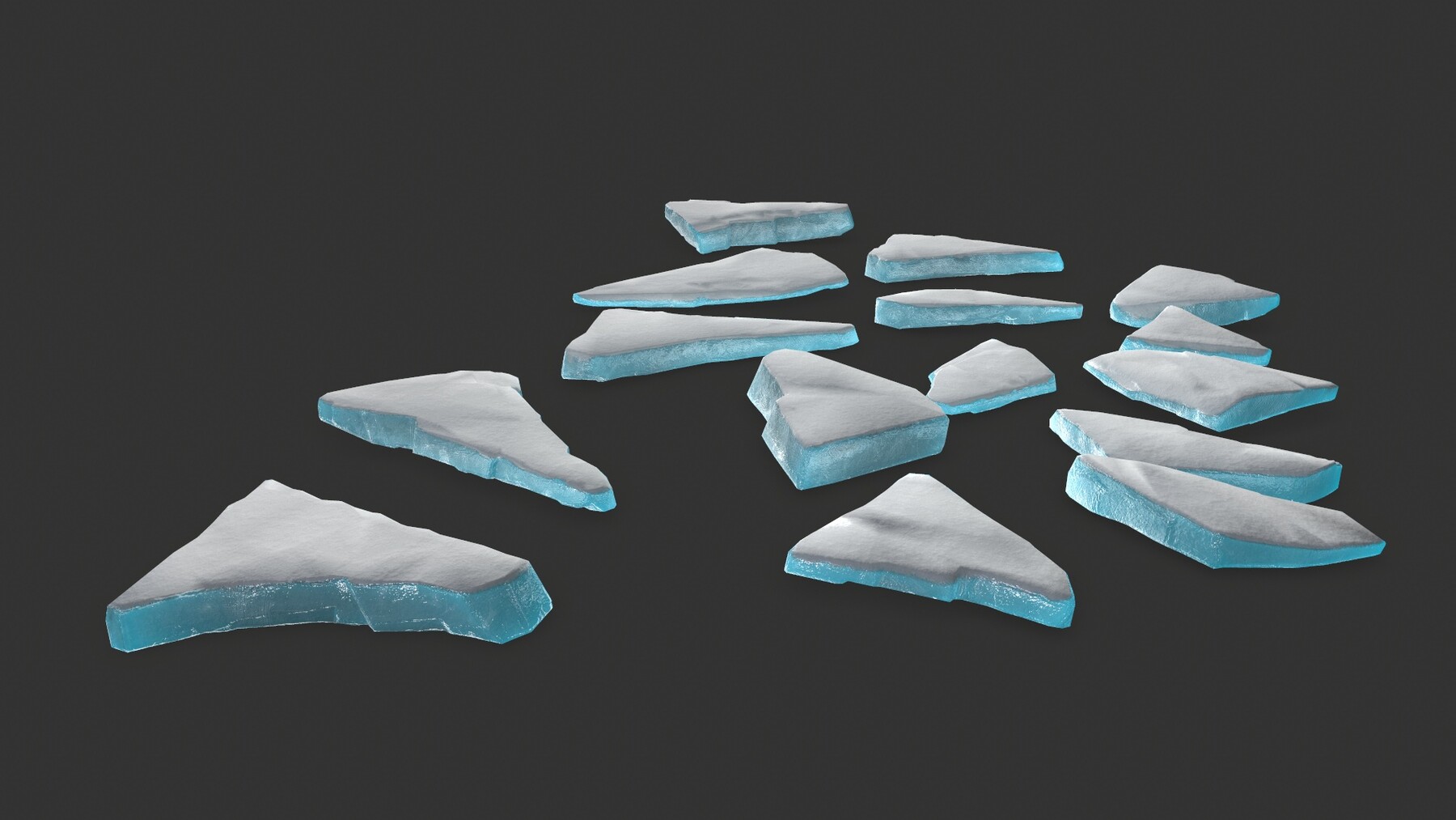 ArtStation - ice set | Game Assets