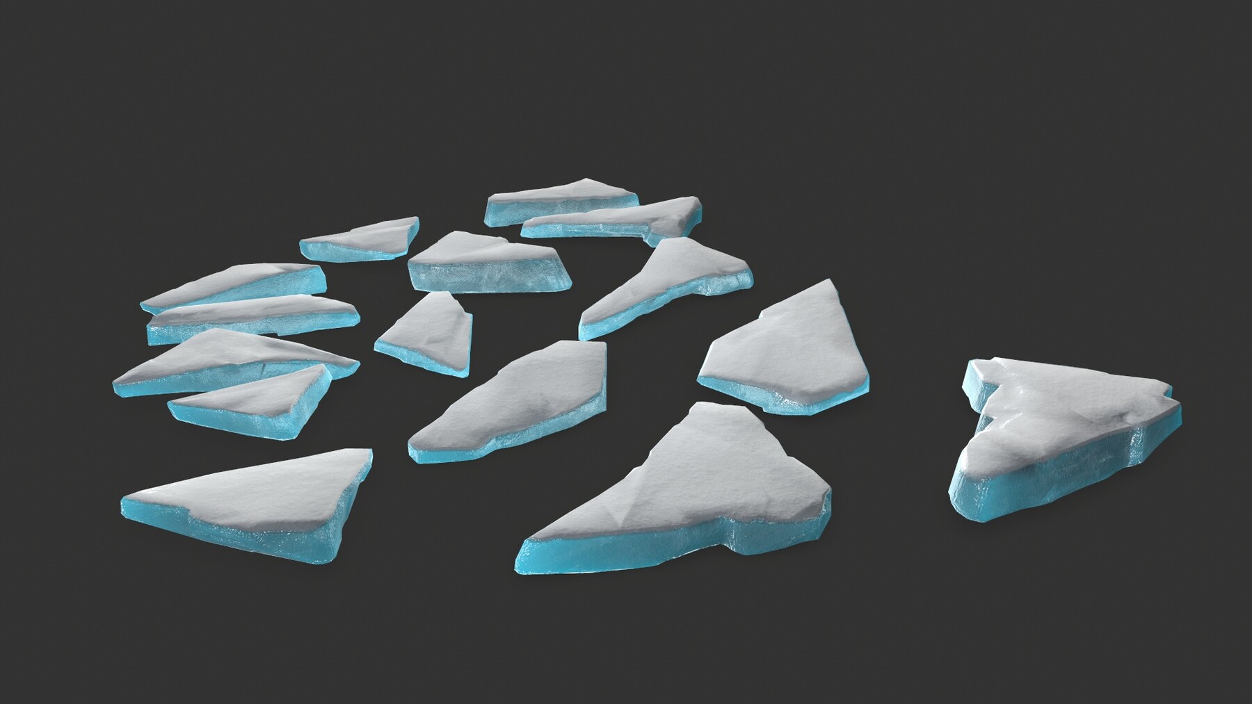 ArtStation - ice set | Game Assets