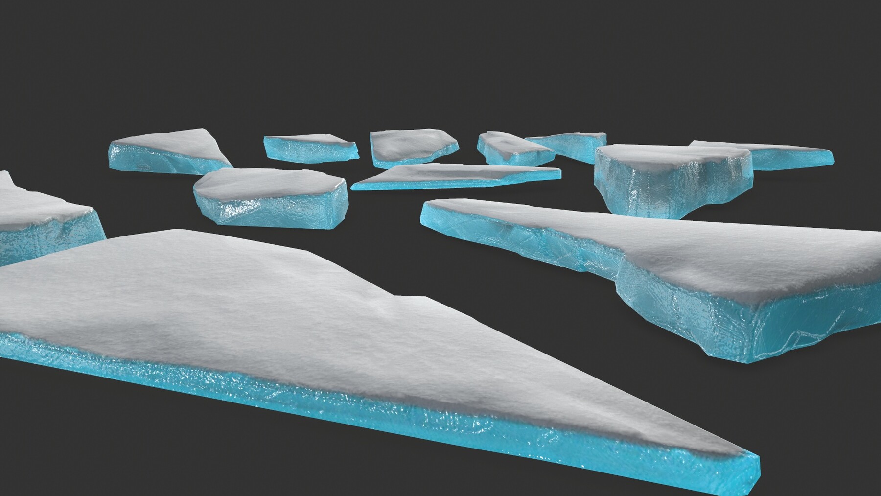 ArtStation - ice set | Game Assets