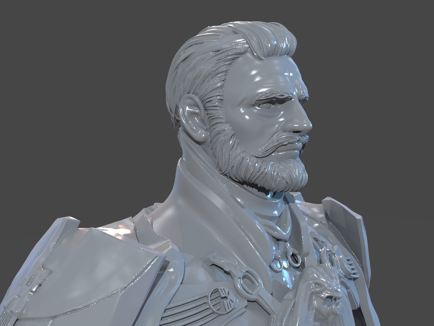 ArtStation - Emperor Valkorion Sculpture 3D Print Full | Resources