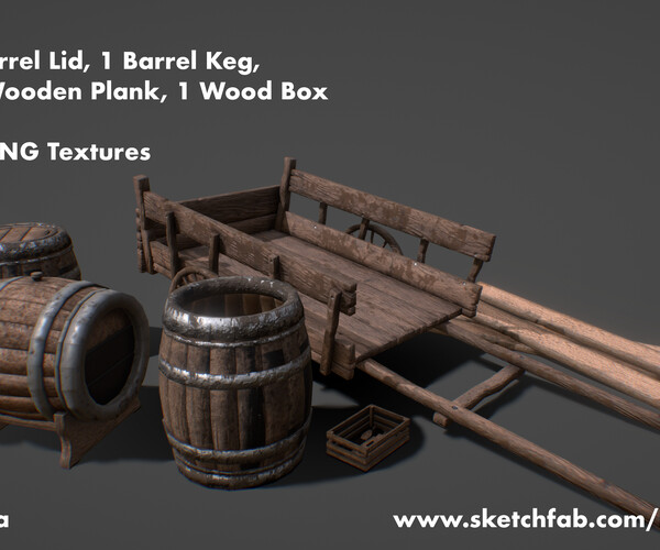 ArtStation - Wooden RPG Asset Pack | Game Assets