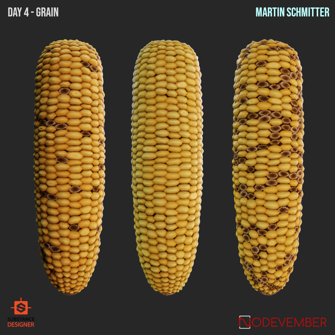 ArtStation - Stylized Grain/Corn Generator | Game Assets