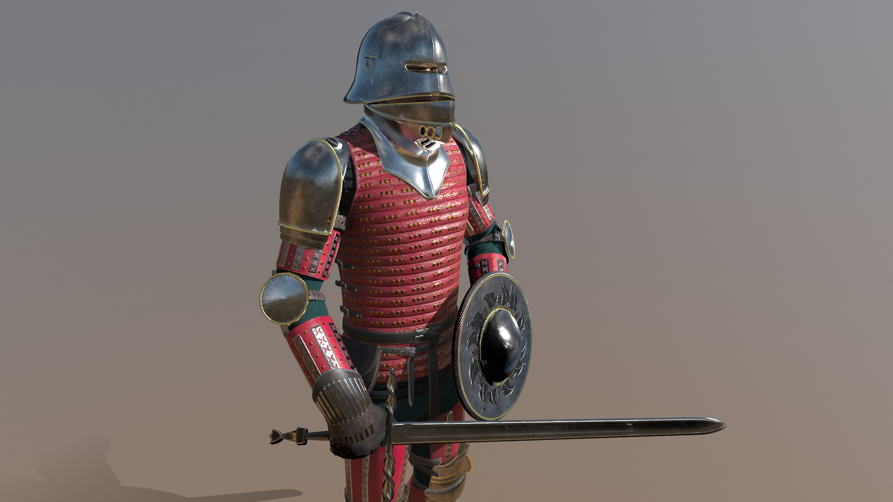 ArtStation - TAB Medieval Knight - 6A - Skin2 | Game Assets