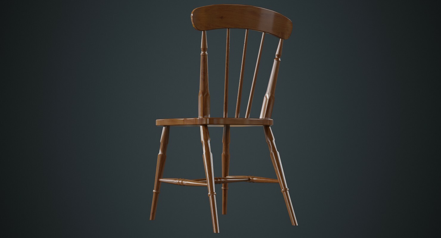 ArtStation - Kitchen Chair 2A | Game Assets