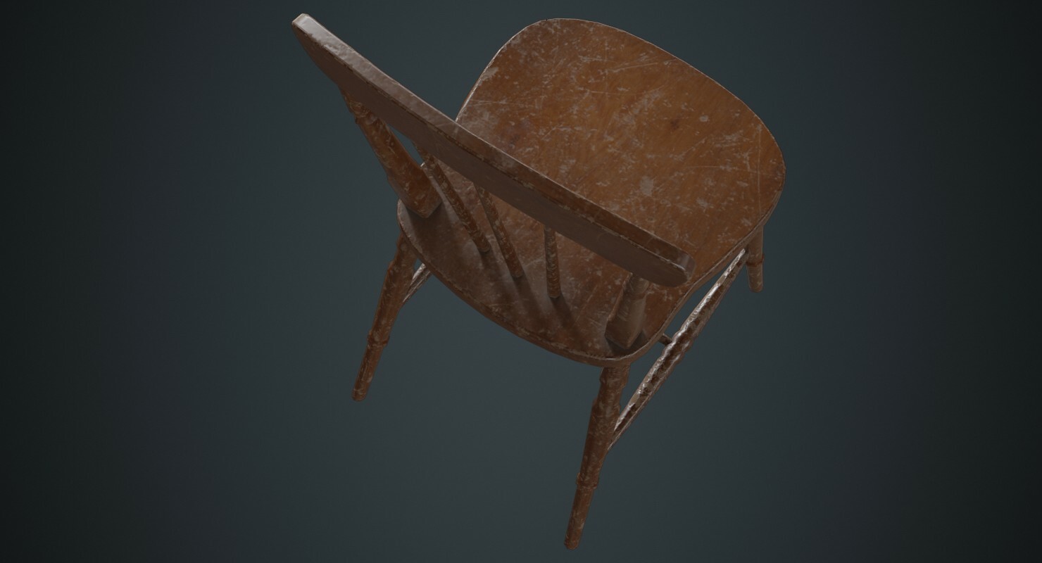 ArtStation - Kitchen Chair 2B | Game Assets