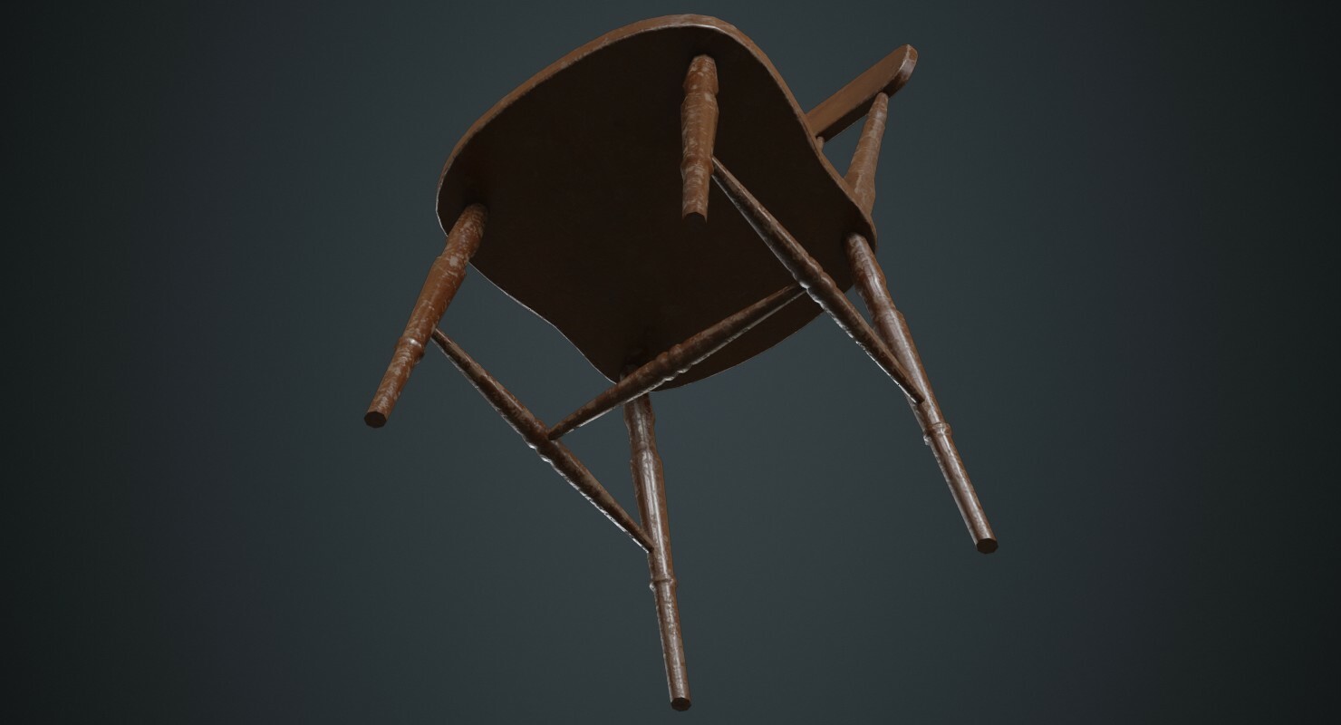 ArtStation - Kitchen Chair 2B | Game Assets